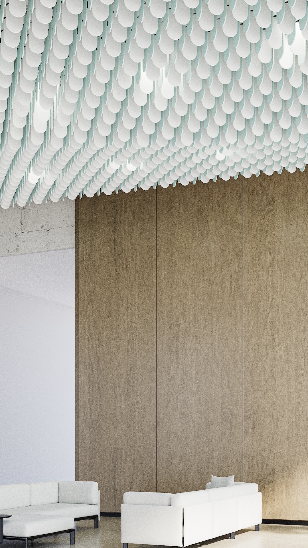 Ceiling System Flock bespoke - MTI Pavlič